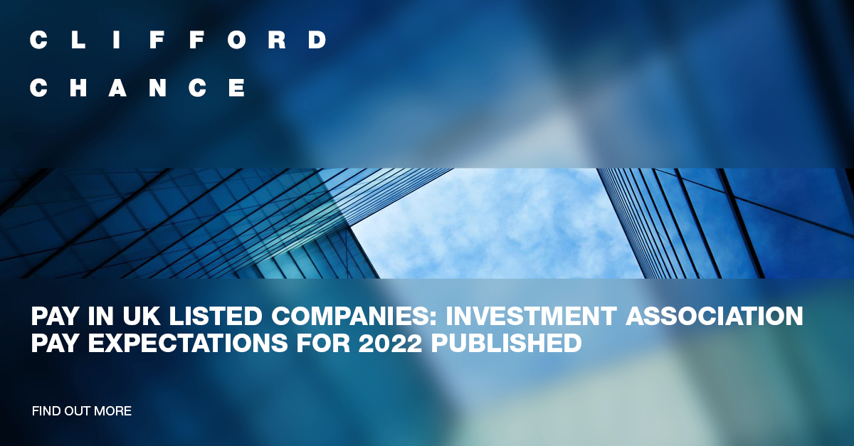 Pay in UK listed companies: Investment Association pay expectations for ...