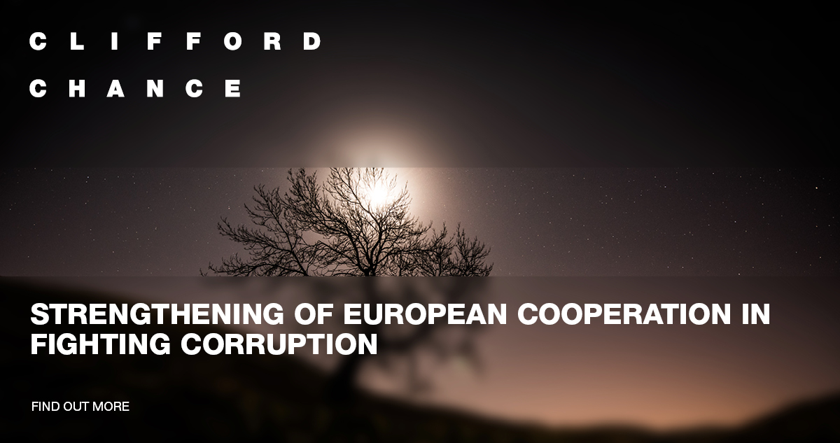 Strengthening of European Cooperation in Fighting Corruption