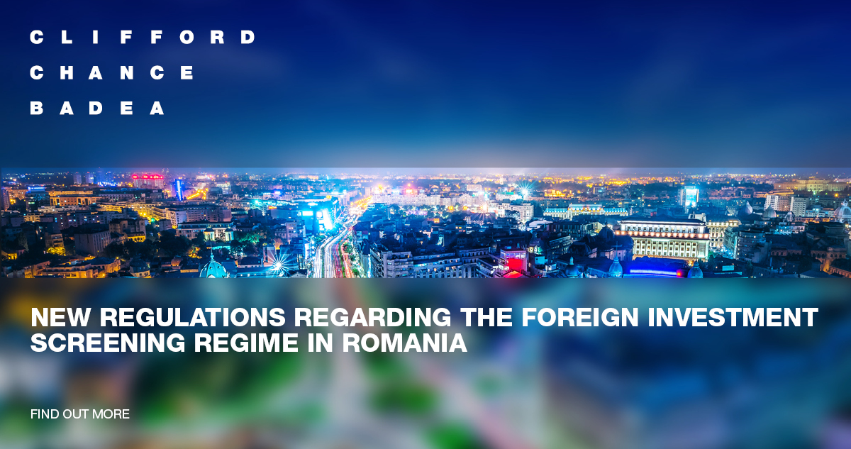 New regulations regarding the foreign investment screening regime in ...