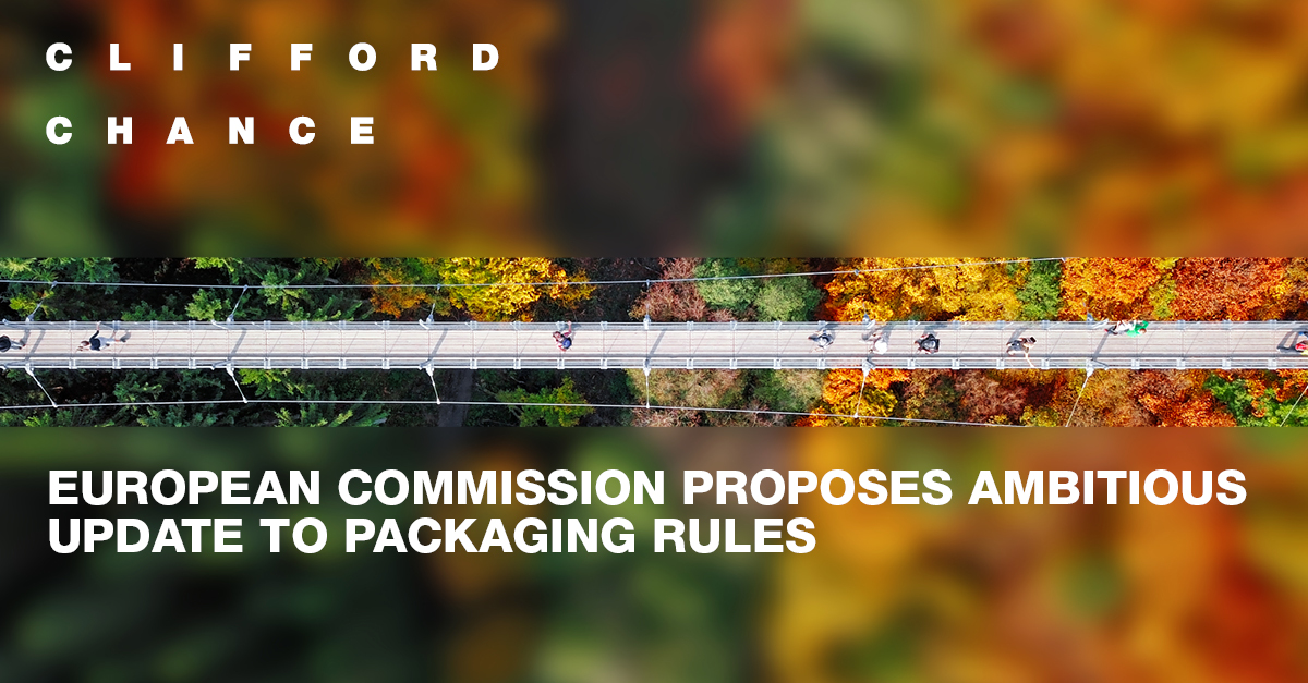 European Commission proposes ambitious update to packaging rules