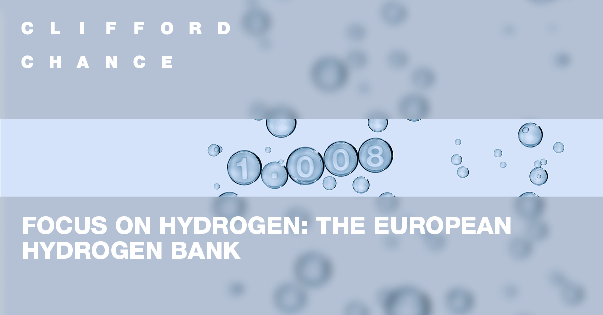 Focus on hydrogen: the European Hydrogen Bank