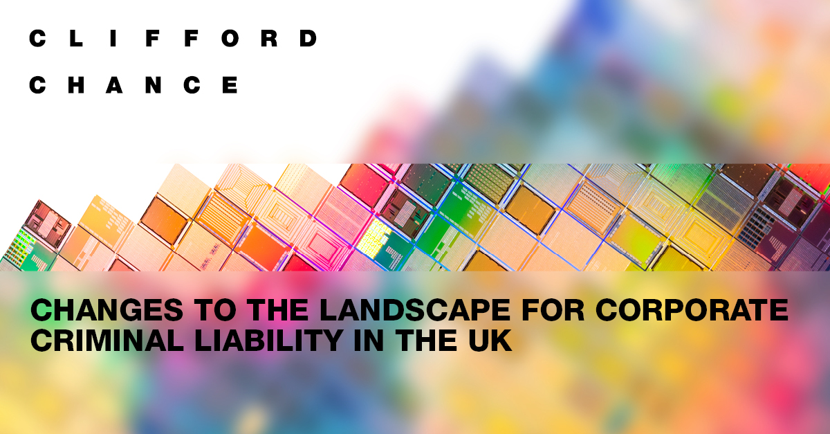 A new corporate criminal offence